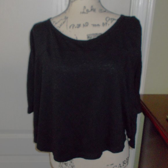 Poof! | Tops | 325 Poof Cold Shoulder Oversized Crop Top | Poshmark